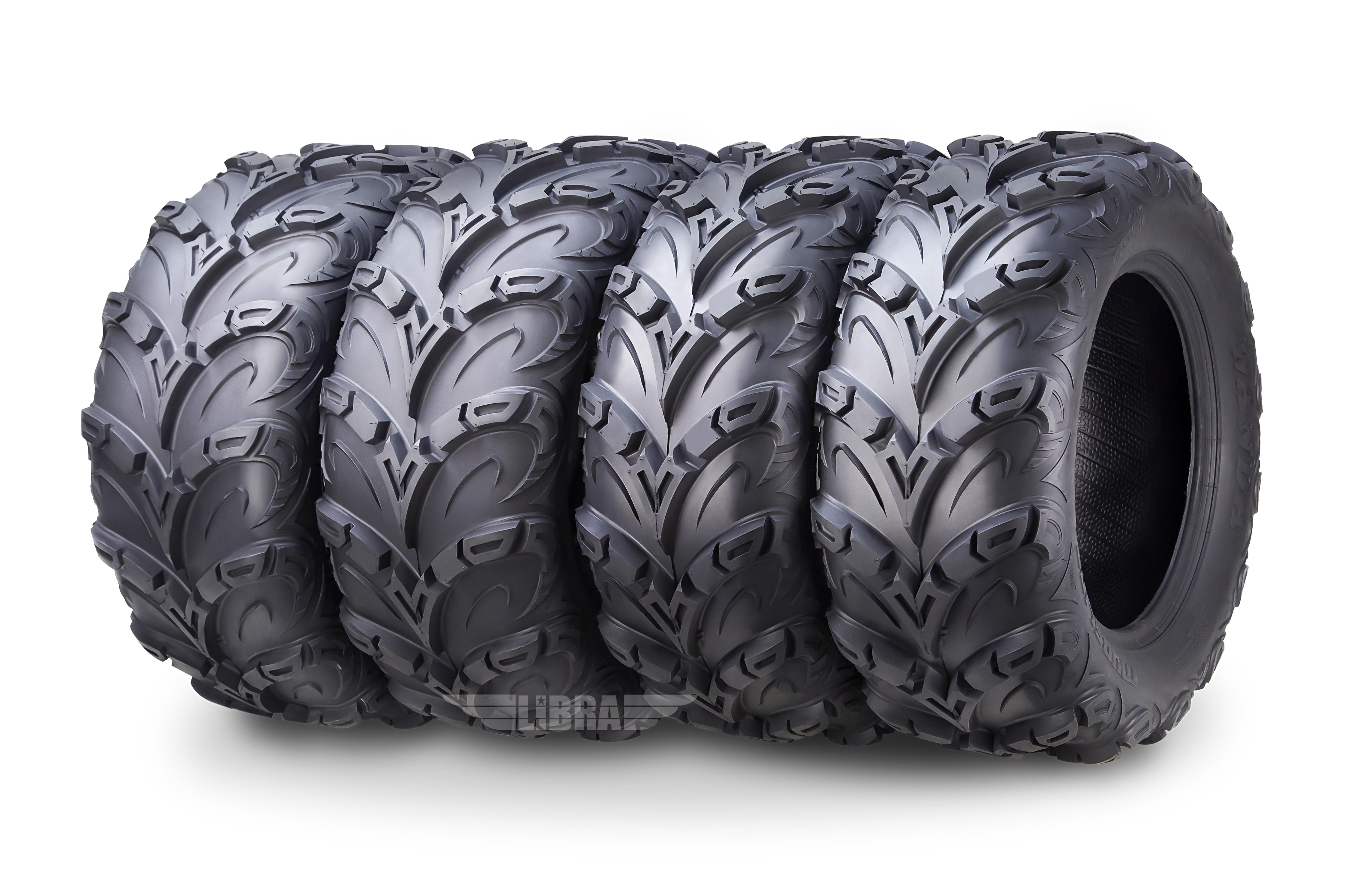 Full Set WANDA ATV UTV Tires 26x9-14 26x9x14 Front & 26x11-14 26x11x14 ...