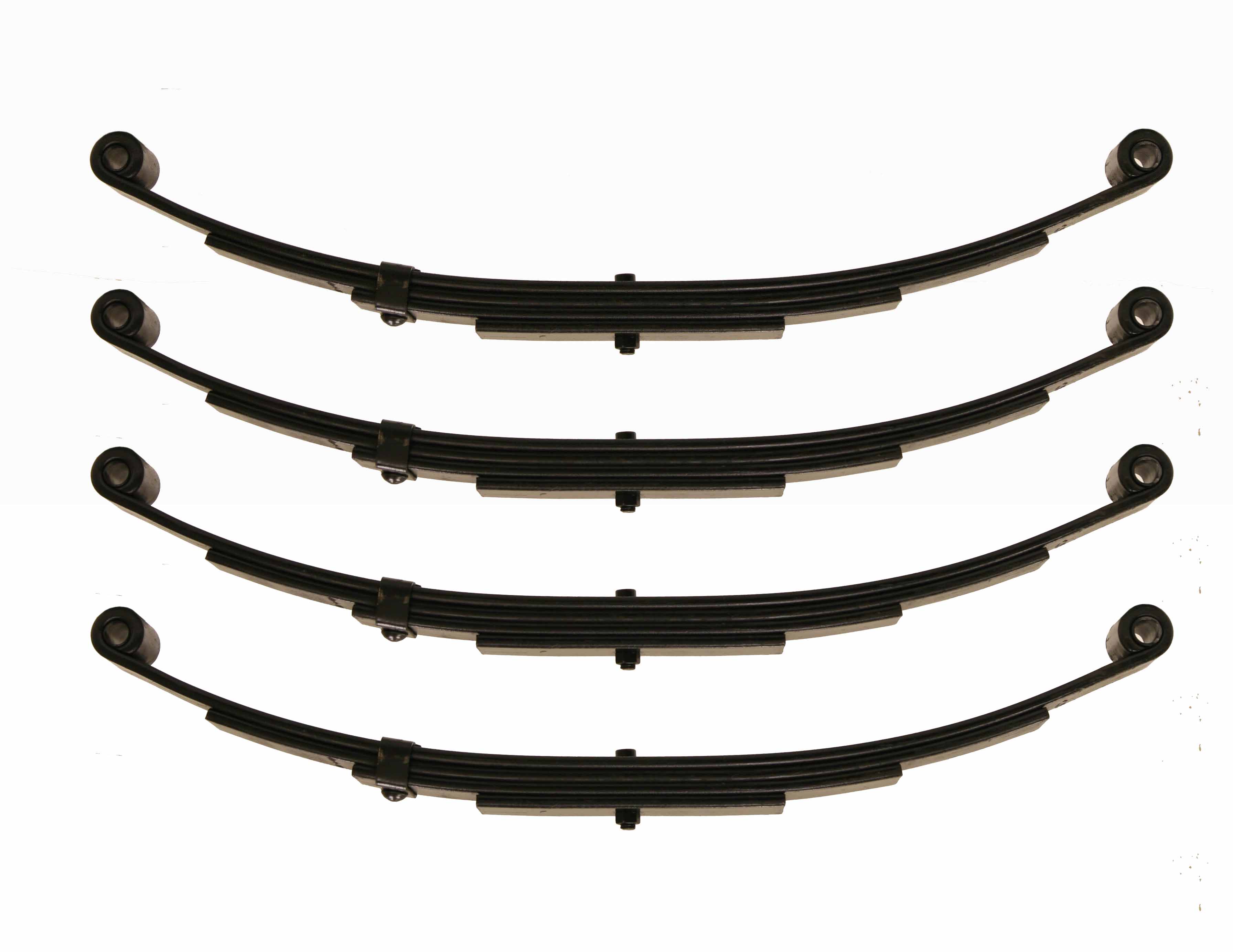 LIBRA Trailer Leaf Spring 4 Leaf Double Eye 2500lbs Cap for 5000lbs ...